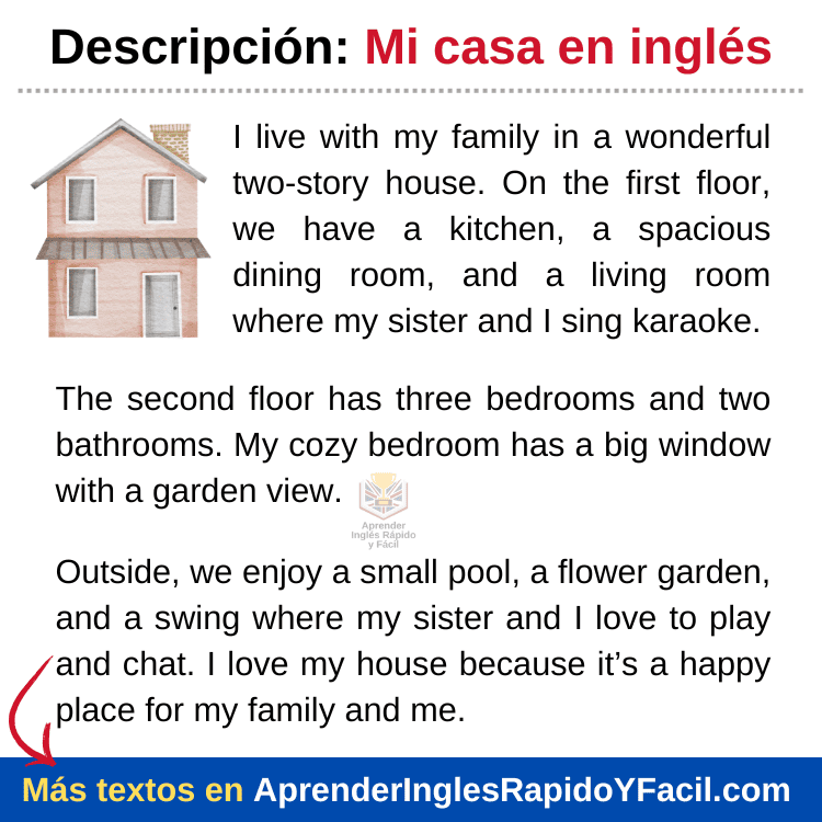 Descripción de una casa en inglés