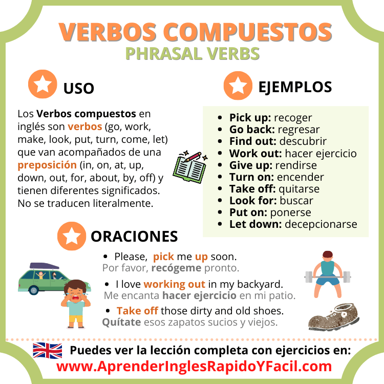 Tipos De Phrasal Verbs Verbos Frasales En Inglés Ingles Verbos Hot Sex Picture